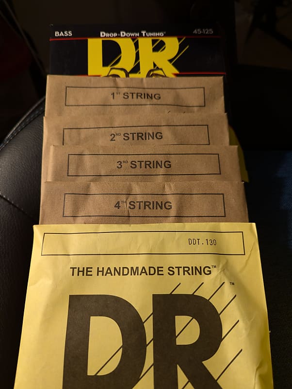 DR DDT 45-130 5-String. 5 sets bulk deal | Reverb