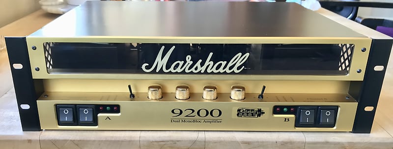 Marshall 9200 Dual MonoBloc Amplifier 2x100W | Reverb
