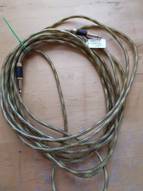 Vintage Radio Shack 24 Foot Long Instrument Cable, | Reverb