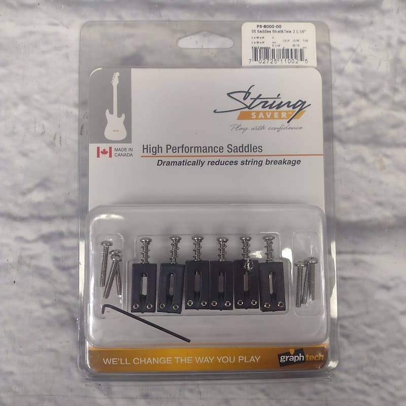 Graphtech String Saver Original Strat/Tele Saddles | Reverb