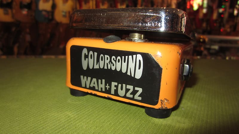 ~1976 Colorsound Wah Fuzz Pedal Orange | Reverb