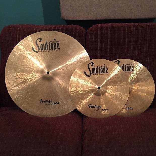 Soultone Vintage Old School 1964 Cymbal Set | Reverb