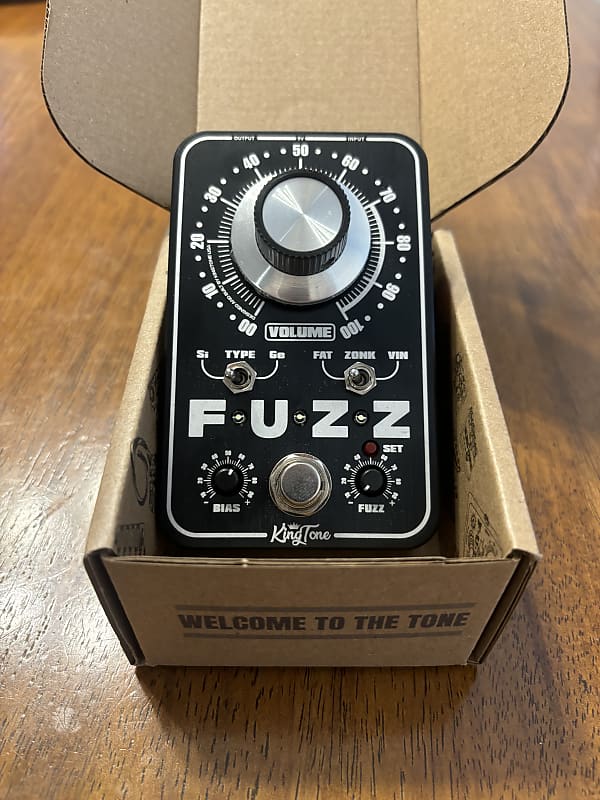 King Tone Guitar Mini Fuzz V2 - Black | Reverb