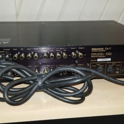 Nakamichi CA-7 Pre Amplifier CA-7A Preamp 1980s Black | Reverb