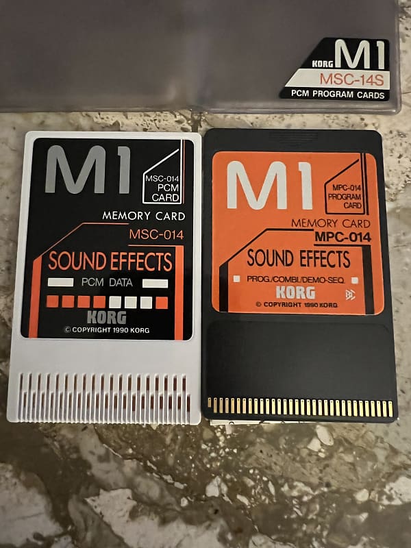 Korg M1 Memory Card mPC-014 MSC-014 set | Reverb