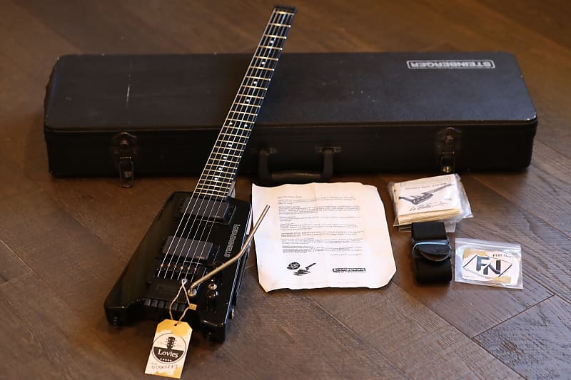 Steinberger USA GLB-2S Headless Electric Guitar Black + OHSC | Reverb