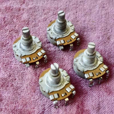 Vintage 1972 Fender / Cetnralab matched pot set - Volume / | Reverb