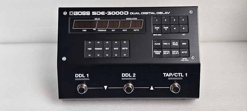 Boss SDE-3000D Dual Digital Delay 2023 - Present - Black | Reverb
