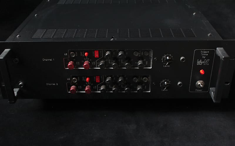 Trident Trimix channels strips pair racked | Reverb