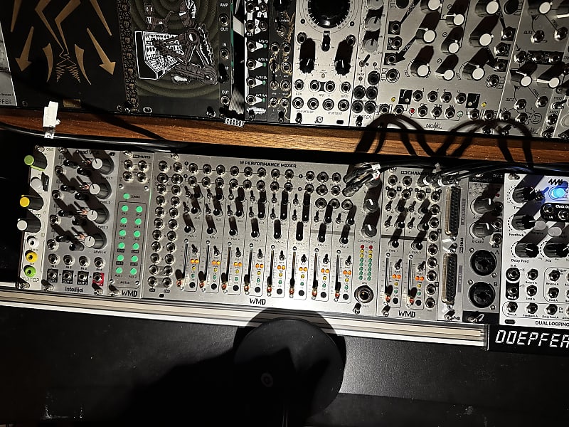 WMD Performance Mixer Silver + Mutes/DB25/Channel Expander | Reverb