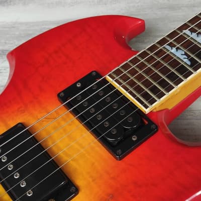 2000's Burny Hide (X Japan) MG-85X Mockingbird (Cherry | Reverb