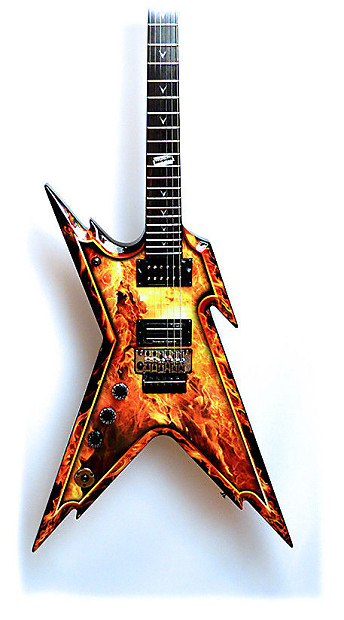 Dean Dimebag Razorback Explosion Left-Handed | Reverb