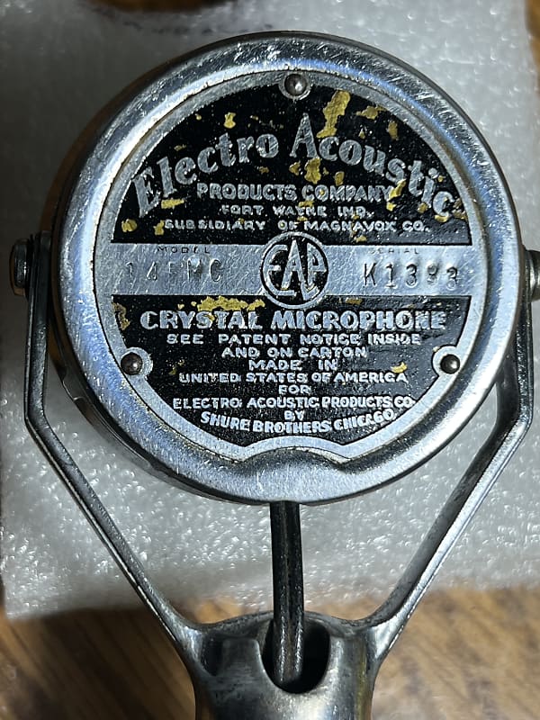 Vintage Rare 1930's Electro Acoustics 145MC Crystal | Reverb