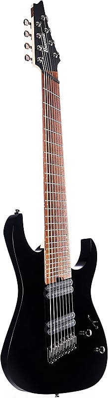 Ibanez RGMS8 Multiscale 8-String Electric Guitar (Black) | Reverb