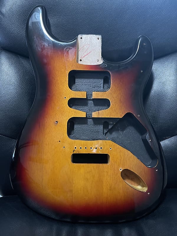 Squier Bullet Stratocaster Sunburst Body | Reverb