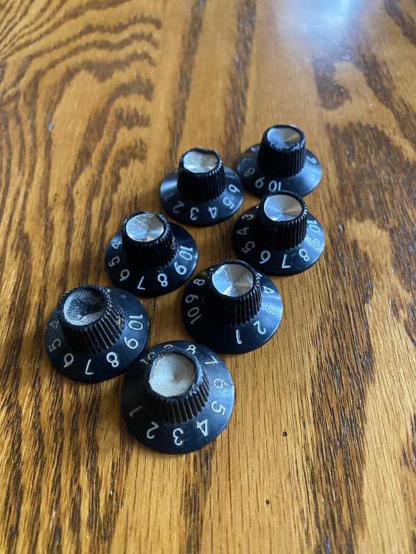 Fender Blackface Knobs 1964 - Pre CBS | Reverb