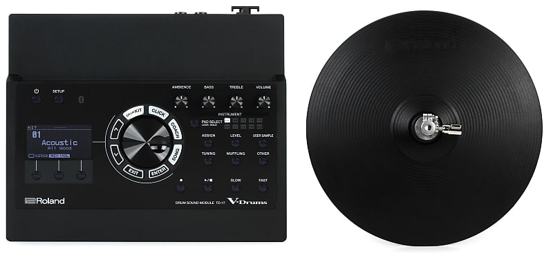 Roland TD-17 Electronic Drum Sound Module W/ Snake And, 55% OFF