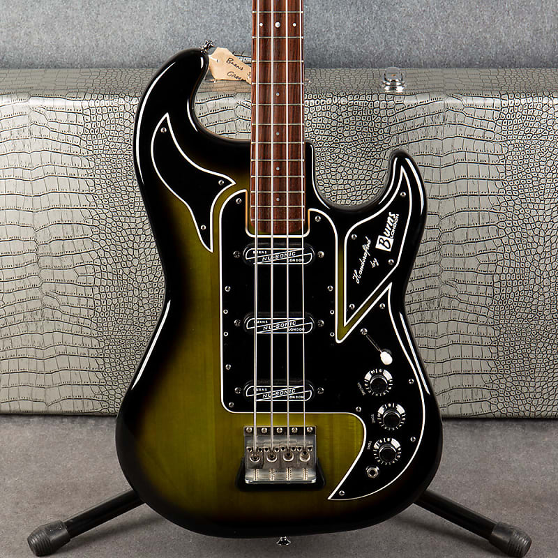 Burns Shadows Bass 1964 Reissue - Greenburst - Hard Case - | Reverb