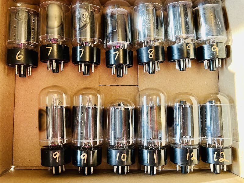RCA 6L6GC Black Plate Tubes - Set of 13 Tubes | Reverb