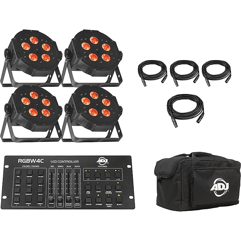 American DJ Ultra Quad Pak Pro Black | Reverb