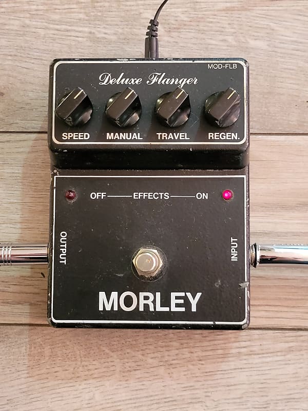 Vintage Morley Deluxe Flanger Pedal MOD-FLB Analog Bucket | Reverb