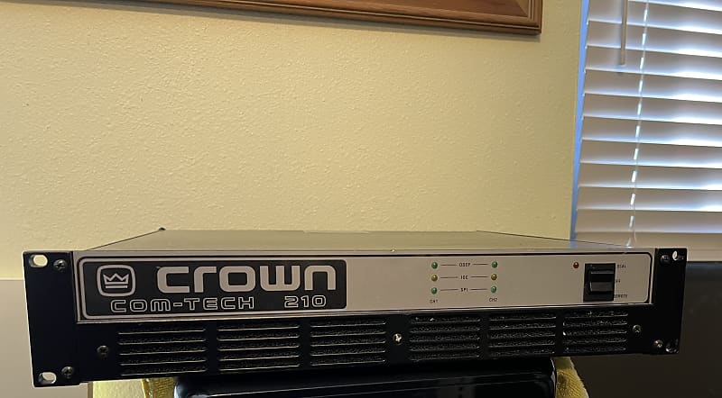 CLEARANCE! CROWN COM-TECH 210 2-Channel Commercial Power | Reverb