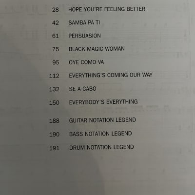 Santana - Greatest Hits - Guitar and Bass Tab / Tablature | Reverb