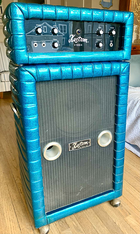 Kustom K-100 1968 - Cascade Tuck & Roll Vinyl | Reverb