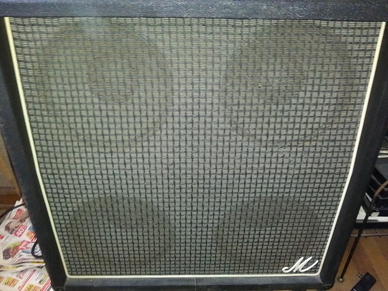 Vintage Marshall Big M 4x12 Guitar Speaker Cabinet Mid 70's - | Reverb