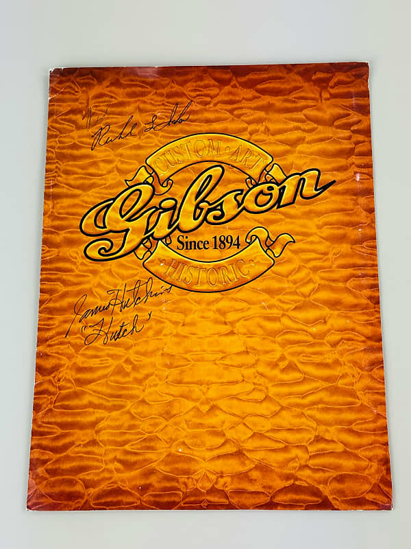 Gibson Custom Art & Historic Brochure Pack 1998 | Reverb