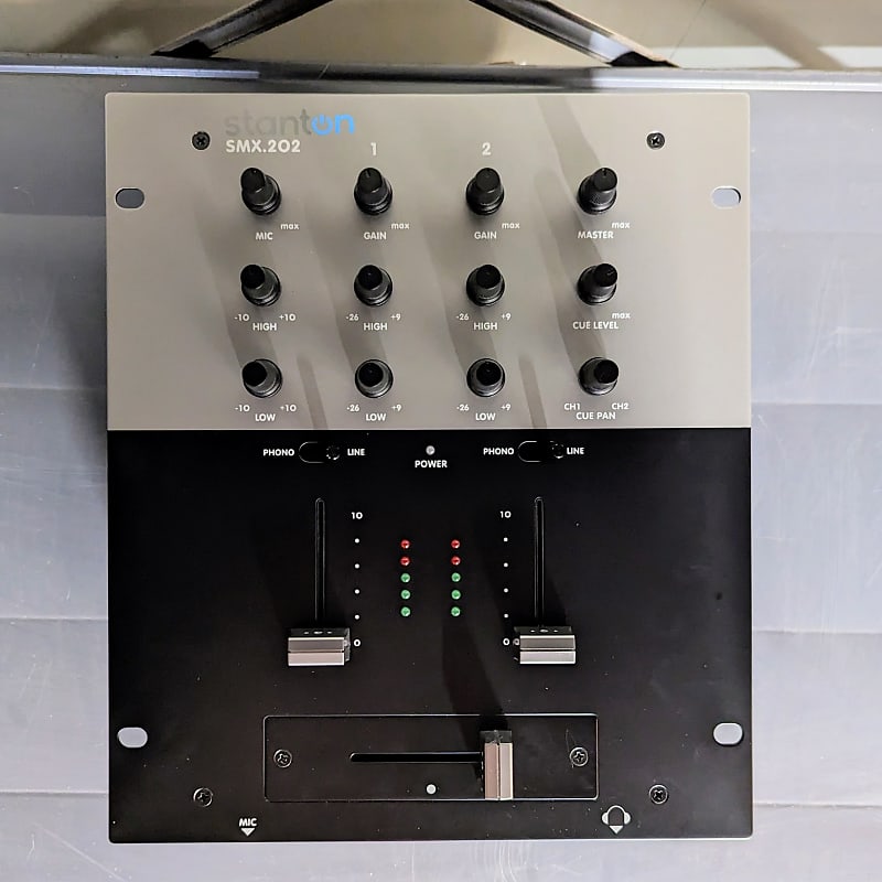 Stanton SMX.202 2 Channel DJ Mixer TESTED w/ Power Supply & | Reverb