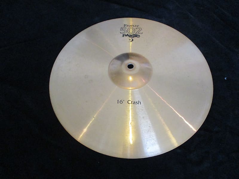 Paiste Vintage 502 Bronze 16 Inch Crash Cymbal, 1032 Grams -- | Reverb
