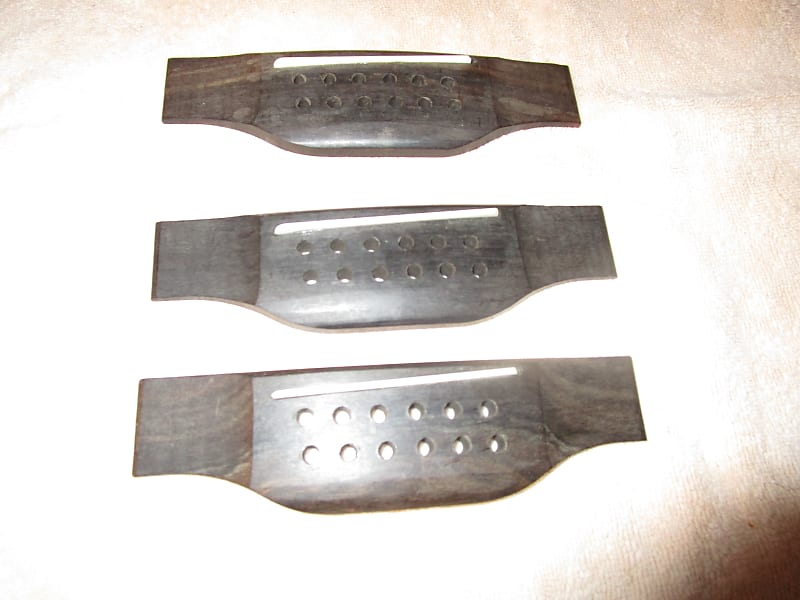 new old stock Generic 12-string guitar bridge Lot of 3 with | Reverb