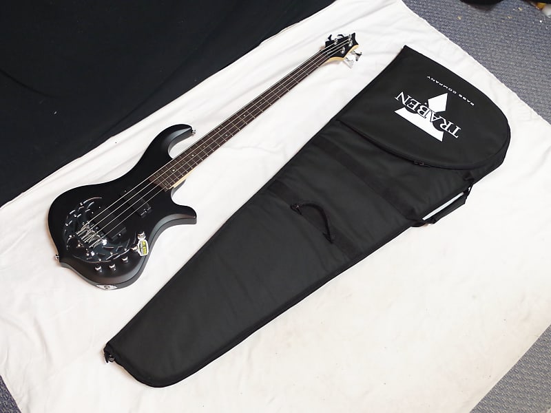 TRABEN Array 4-string BASS guitar Satin Black NEW w/ GIG BAG | Reverb