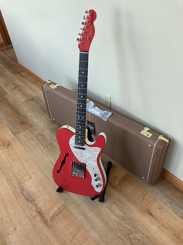Fender USA FSR Thinline Telecaster 2019 Fiesta Red | Reverb