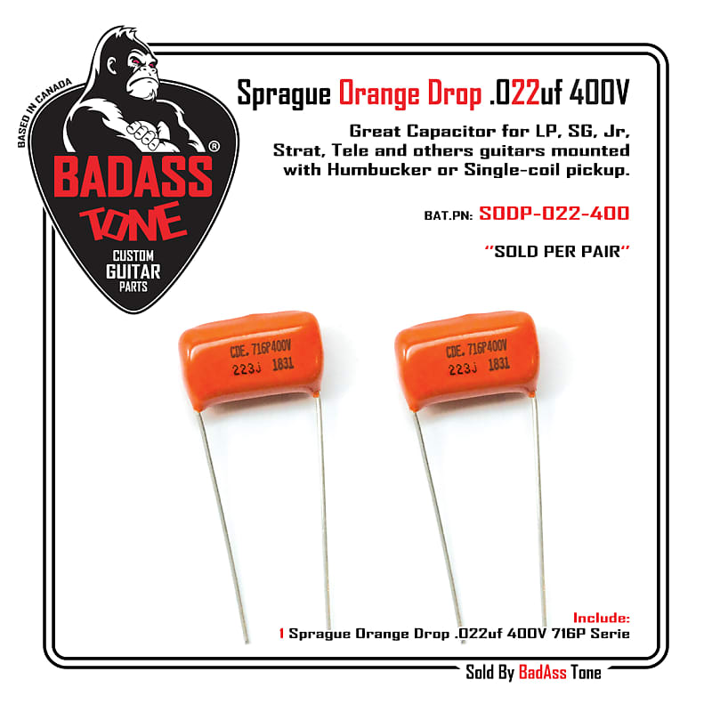 Orange Drop .022uF 400V 716P Series - Capacitor for Guitar & | Reverb