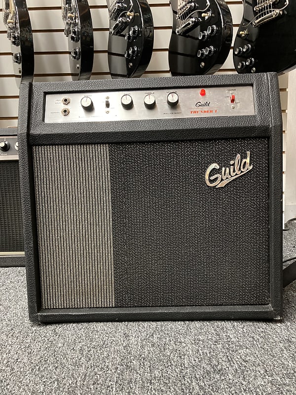 Guild Thunder 1 1966 Black/Silver | Reverb