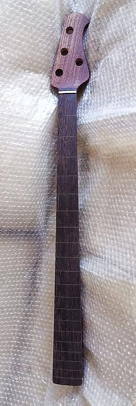 Handcrafted Neck electric bass Mohogany and wenge fretless | Reverb