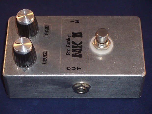 Pro Analog MK-II Fuzz Pedal #32 OC81D early 2000 Gun Metal | Reverb
