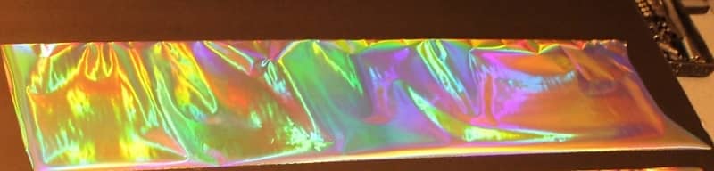 Kramer Blue Silver Gold Mix Holoflash Film 3 Square Feet | Reverb