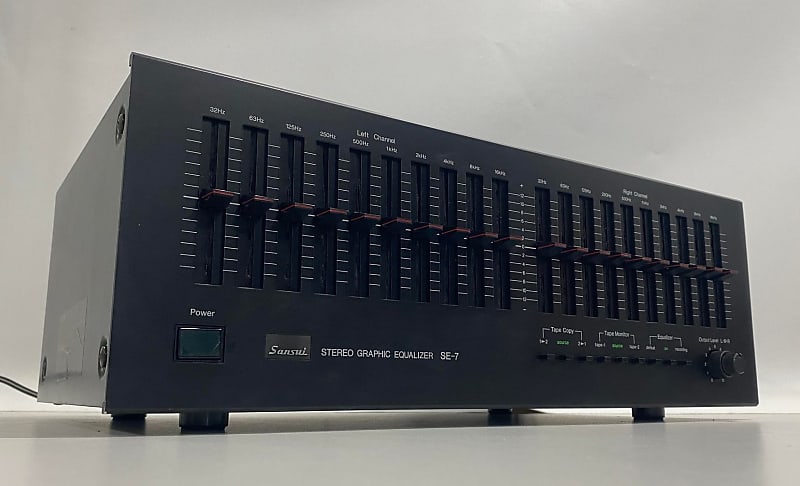 Vintage Sansui model SE-7 Stereo Graphic Equalizer. Pro | Reverb
