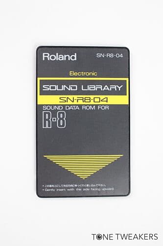 Roland R-8 SN-R8-04 Electronic Sound Data ROM Card VINTAGE | Reverb