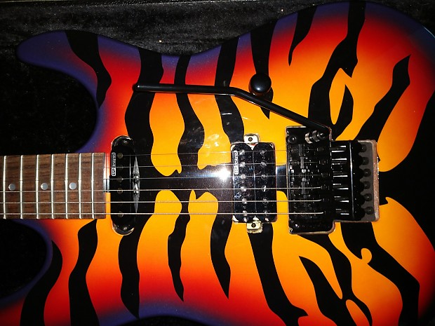 ESP LTD George Lynch Bengal Tiger Purple / With Case. | Reverb