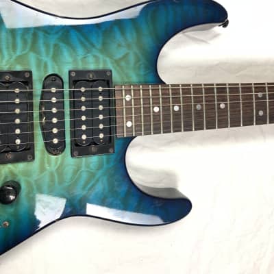 Jackson Professional 90s MIJ - Blue Burst | Reverb