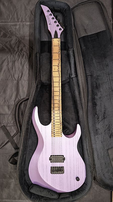 Kiesel Aries Neck-Through // Lavender Metallic Raw Tone // | Reverb