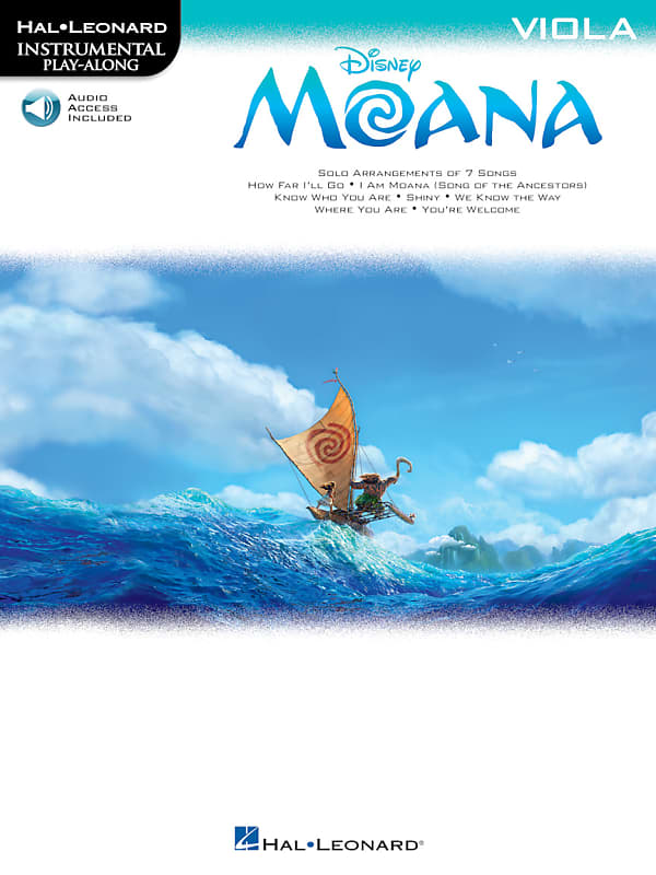 Disney Moana - Viola with Online Audio Access | Reverb
