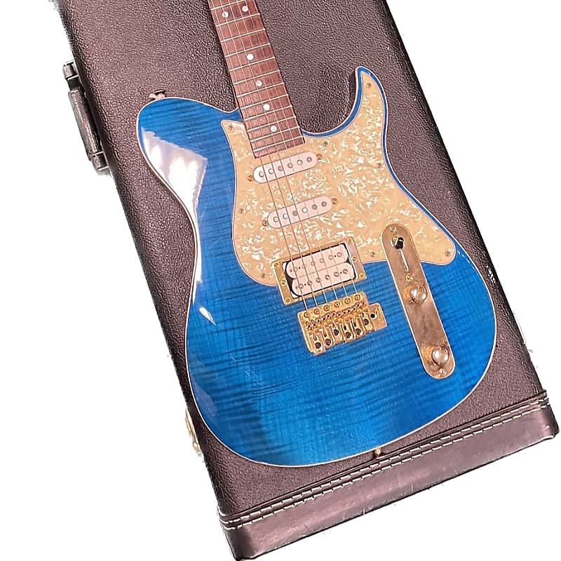 YAMAHA Pacifica 1 Custom USA 1997 Trans Blue | Reverb