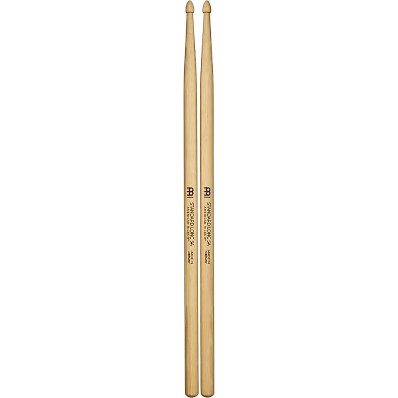 Meinl Stick & Brush Standard Long Hickory Drum Sticks 5A | Reverb