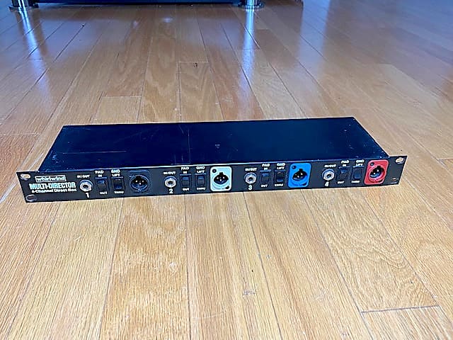 Whirlwind Multi -Director, 4- Channel Rackmount Direct Box, | Reverb