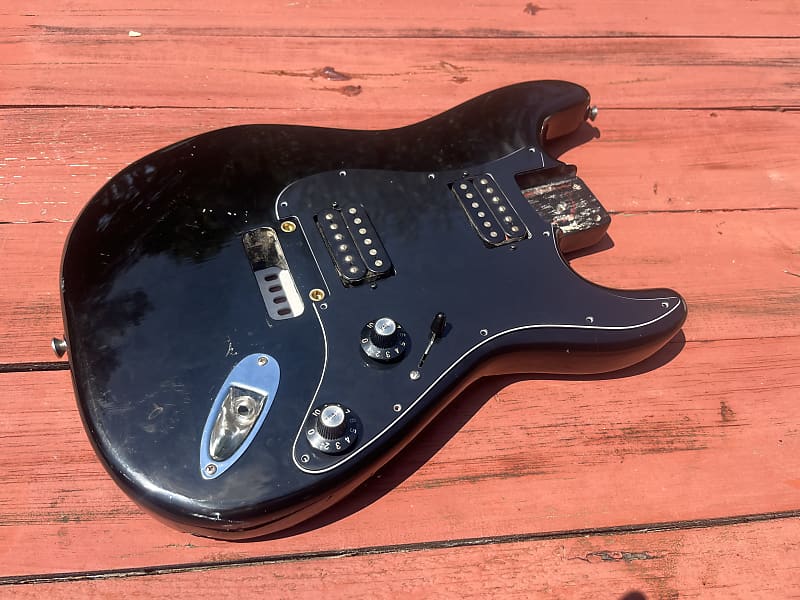 Partially Loaded 2-Point HH Strat Body with MIJ Humbuckers | Reverb